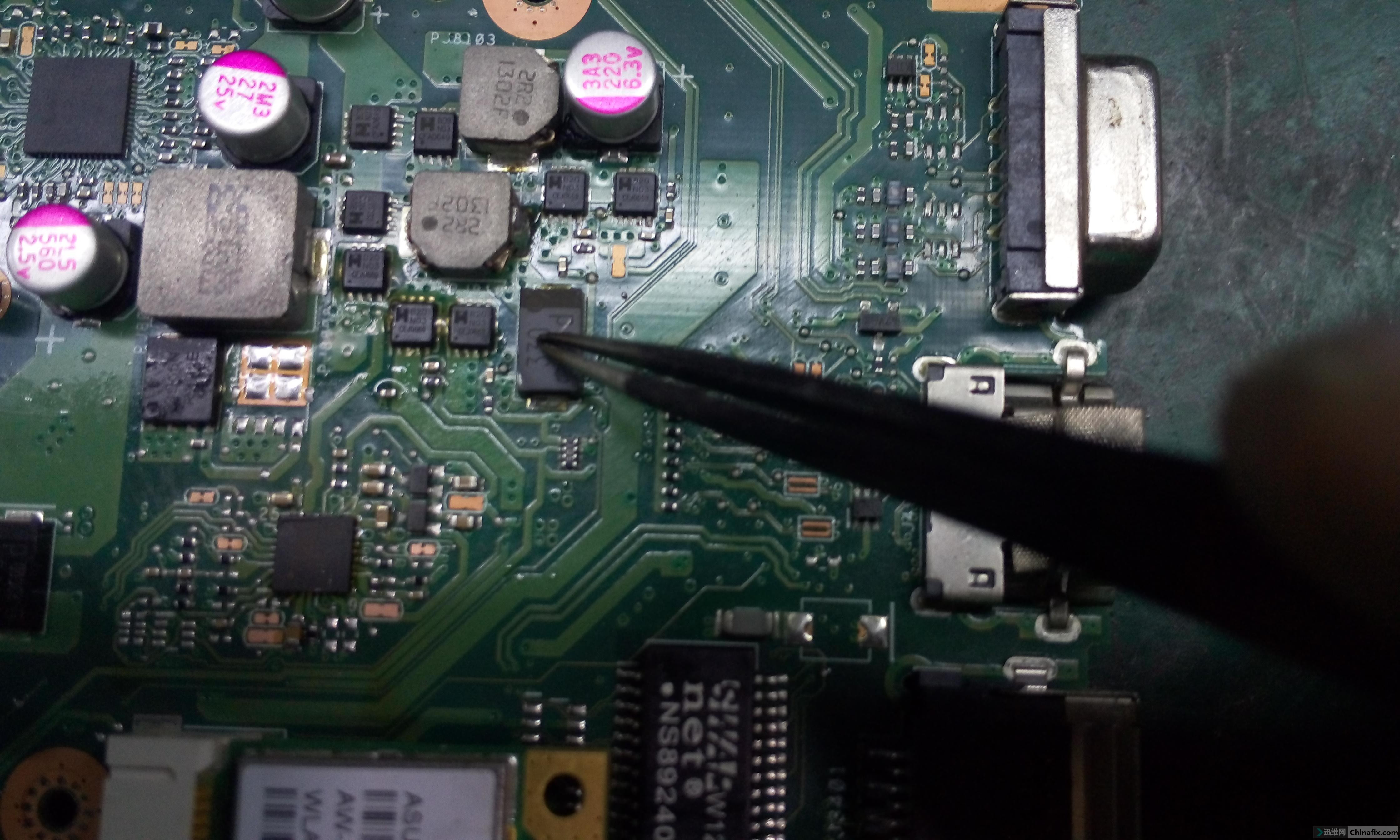 x45vd 不加电 （待机芯片rt8206l代换问题）-迅维网-维修论坛
