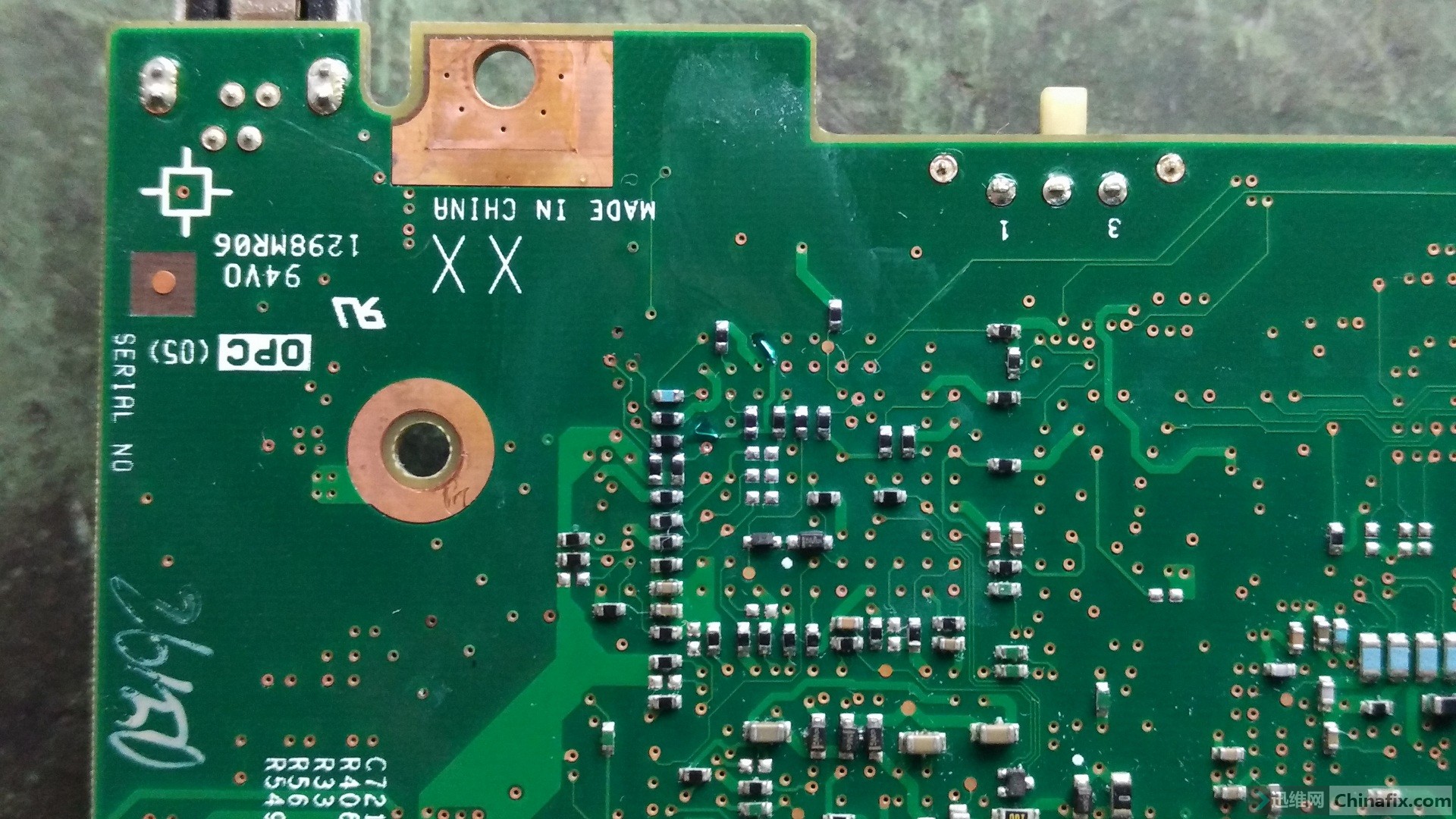 只为积分IBM R400进水PCB断线秒杀-迅维网-维修论坛