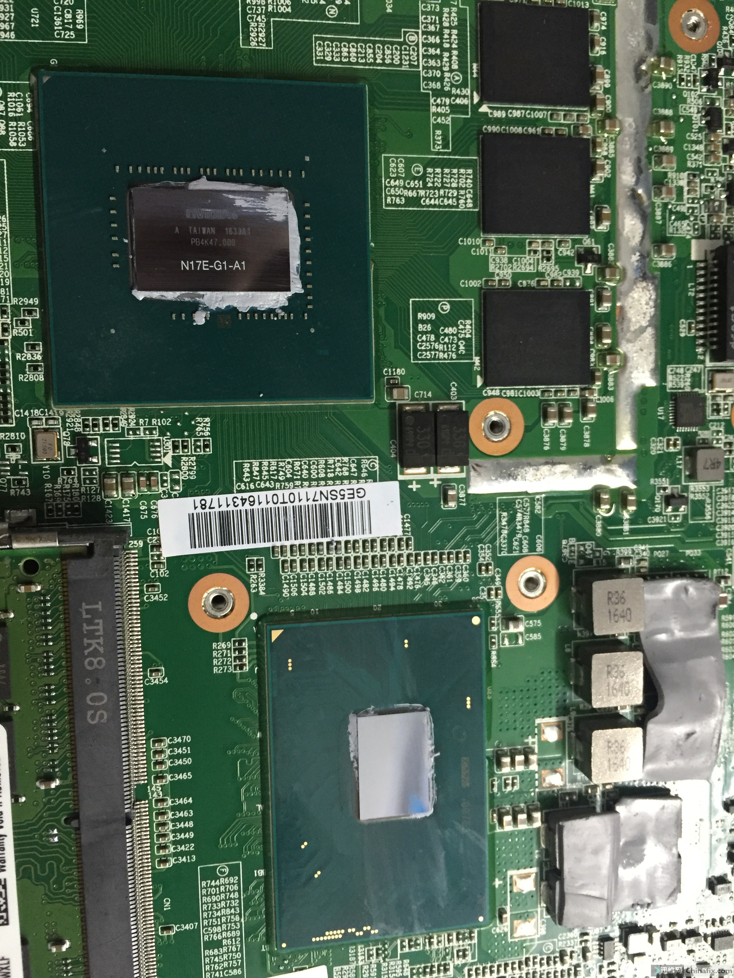 深海泰坦X7Ti GE5SN71 MB BISO-迅维网-维修论坛