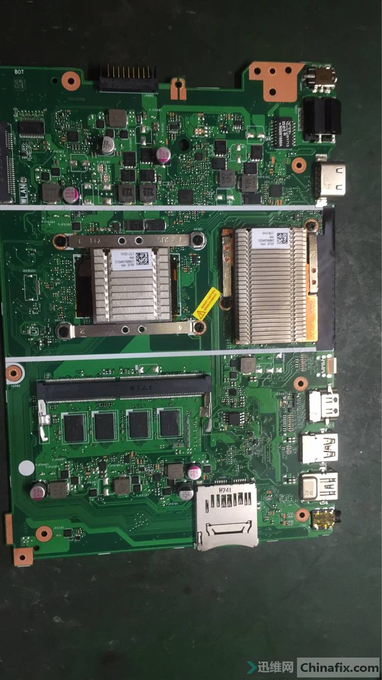 华硕R414U 板号：x441uv不触发-迅维网-维修论坛