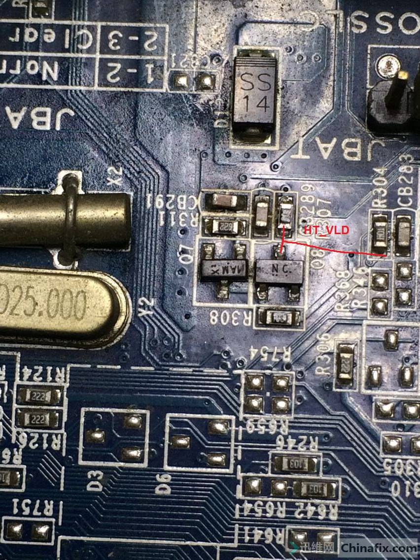 昂达NF520/MCP65 V6.0 复位灯常亮，不跑码-迅维网-维修论坛