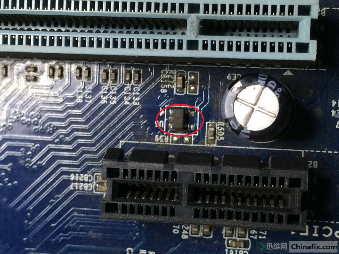 昂达NF520/MCP65 V6.0 复位灯常亮，不跑码-迅维网-维修论坛