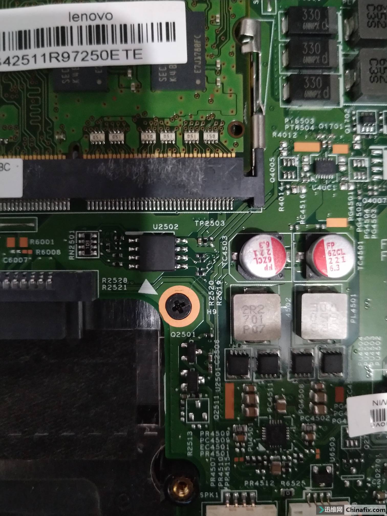 联想s41-35，开机灰屏，键盘-迅维网-维修论坛