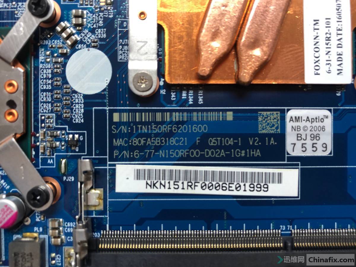 神州 战神Z7M-SL5S1 型号 CN15S02 版号6-77-N150RF00-D02A-迅维网-维修论坛