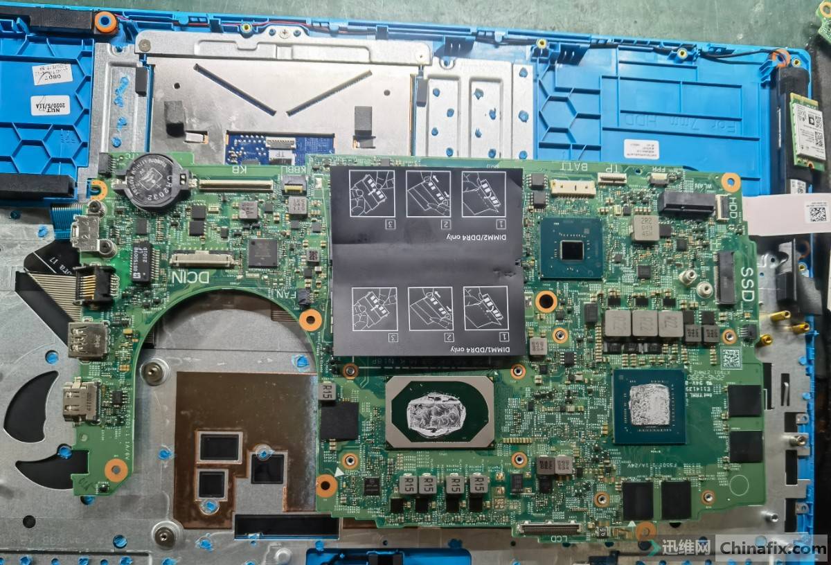 dell G3 10代u阻值图 19795-1高清 图-迅维网-维修论坛