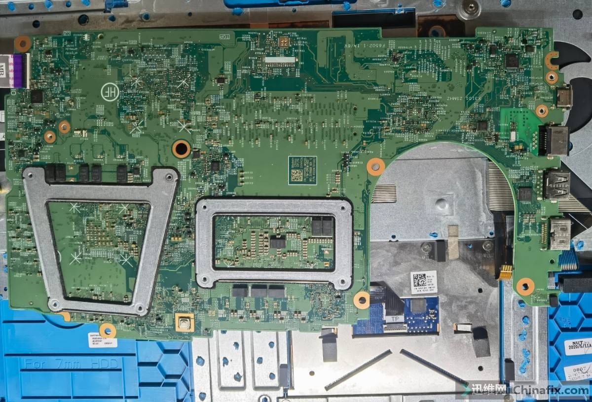 dell G3 10代u阻值图 19795-1高清 图-迅维网-维修论坛