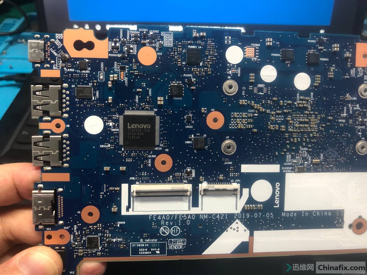 求THINKPAD E15 NM-C421 EC周围高清图，换EC居然灰屏-迅维网-维修论坛