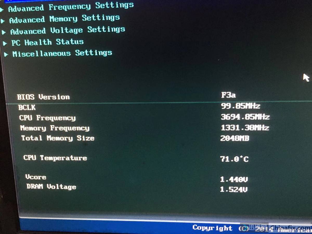 技嘉亮机备份的GA-F2A58M-DS23 R3.0主板BIOS文件-迅维网-维修论坛