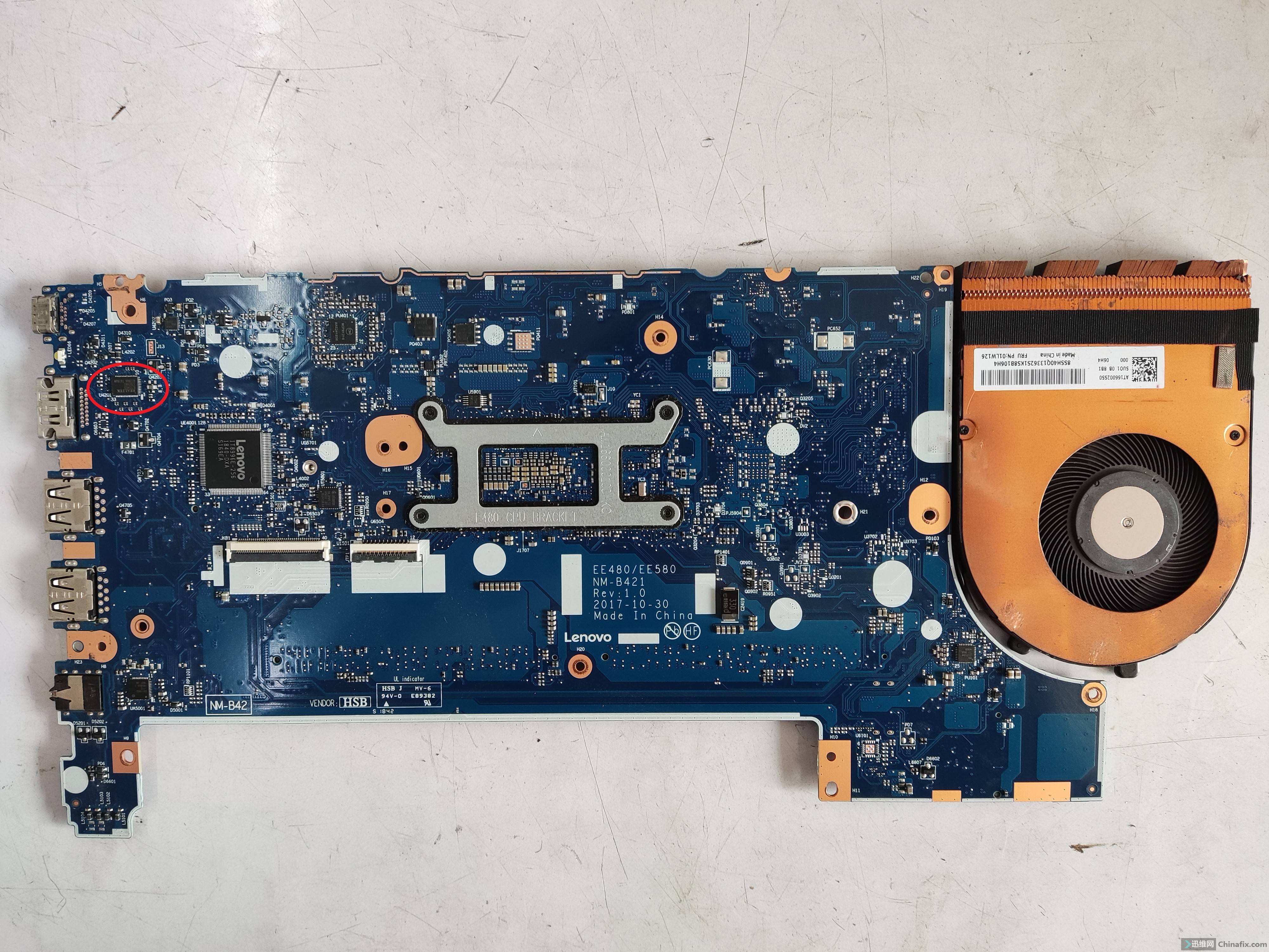 联想E480 不升压-迅维网-维修论坛