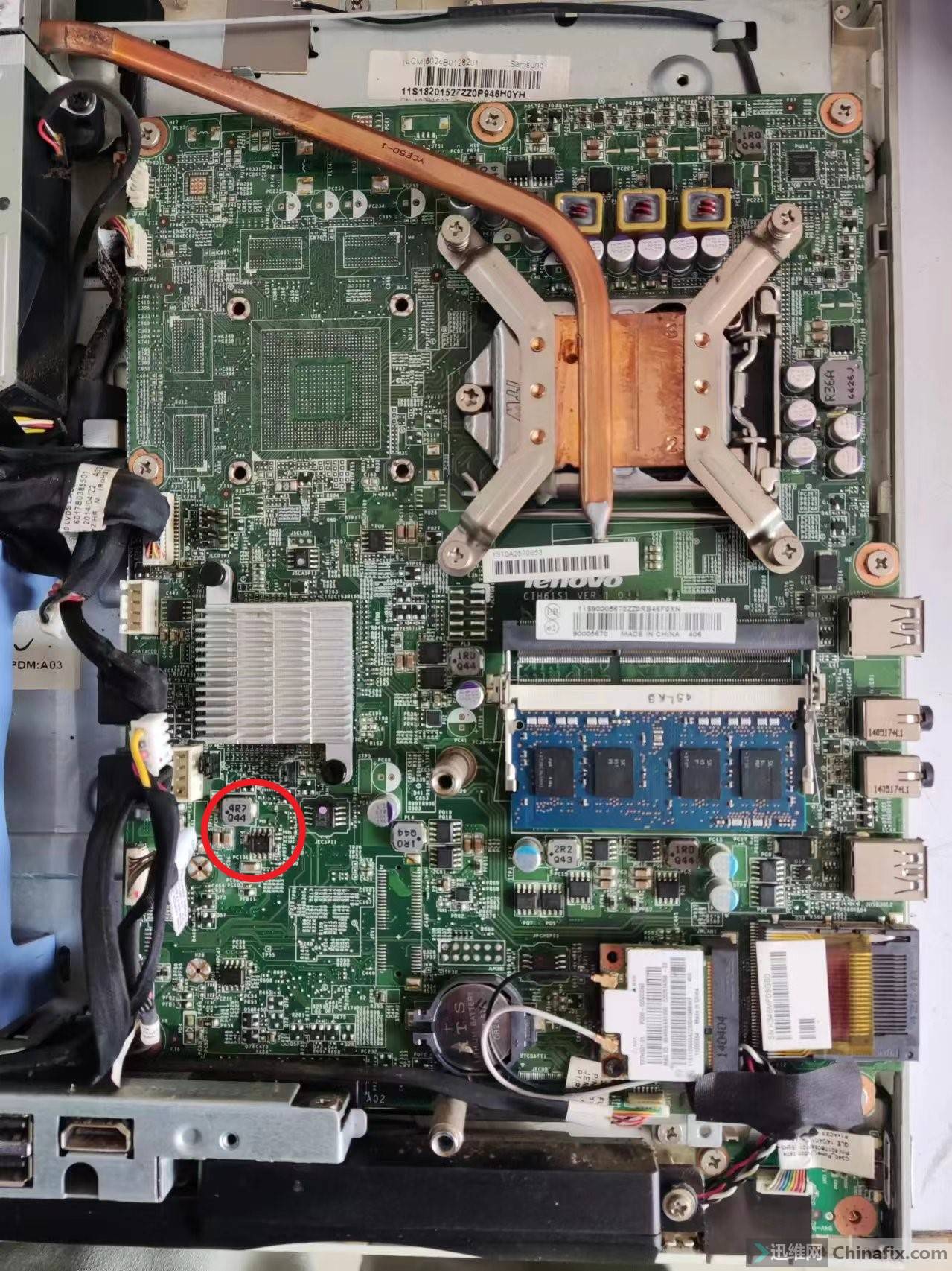 联想C340一体机不开-迅维网-维修论坛