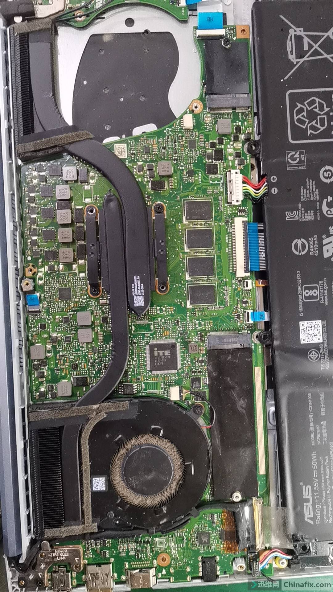 华硕M3400QA上电电流0.45A不跑码，关闭再触发0.3A-求助中-迅维网-维修论坛